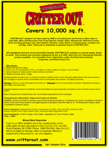 Buy Critter Out 32oz Concentrate Rodent Repellent - Deer Out